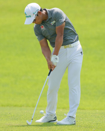 포토 > 'KPGA 오픈 with SOLLAGO CC' 2R - 이데일리