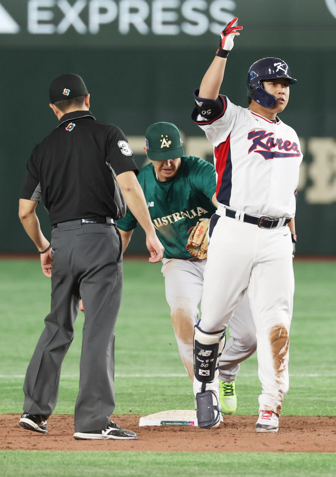 포토 > WBC B조 1R_한국vs호주 - 이데일리